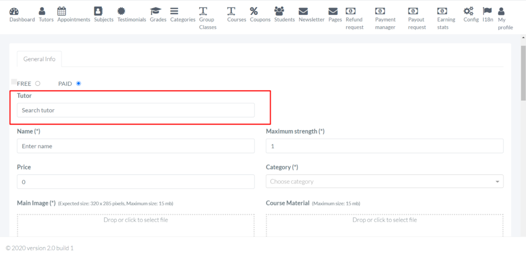 Can the admin create a webinar and tag a tutor? – Pinlearn Knowledge base