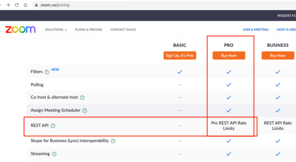 Why do you need a zoom PRO account for setting up? Why not a free zoom ...