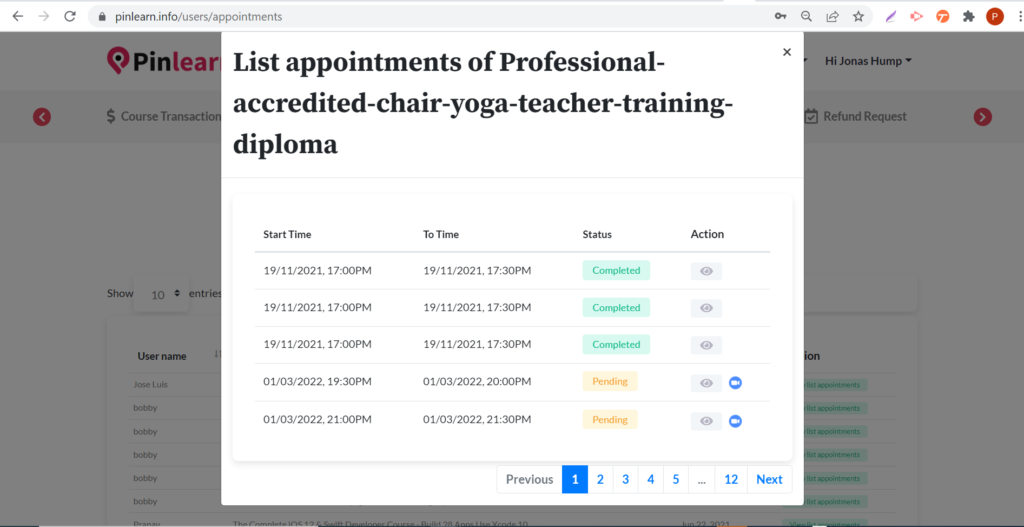 Group Webinar Classes – FAQ – Pinlearn Knowledge base