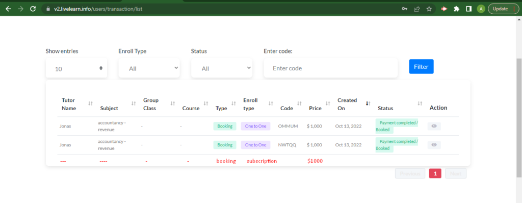 General Subscriptions for Courses – Pinlearn Knowledge base
